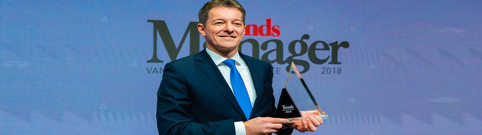 Johan Thijs, CEO du Groupe KBC, élu Trends Manager de l’année 2018 | Bolero
